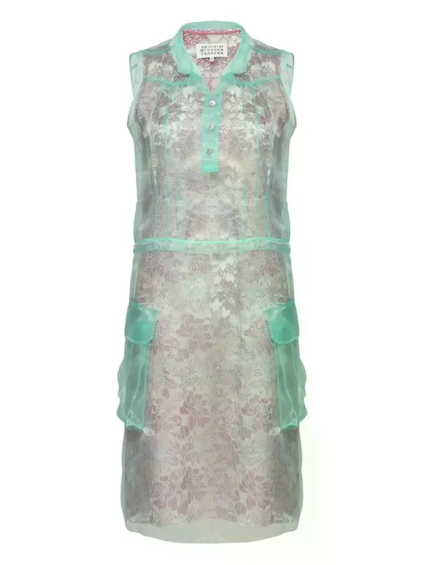 MAISON MARGIELA Layered Mini Dress - Grey