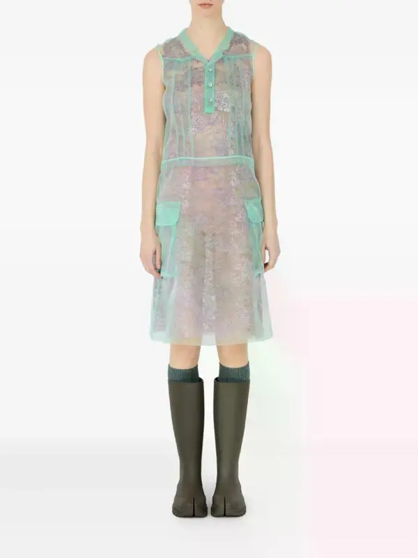 MAISON MARGIELA Layered Mini Dress - Grey
