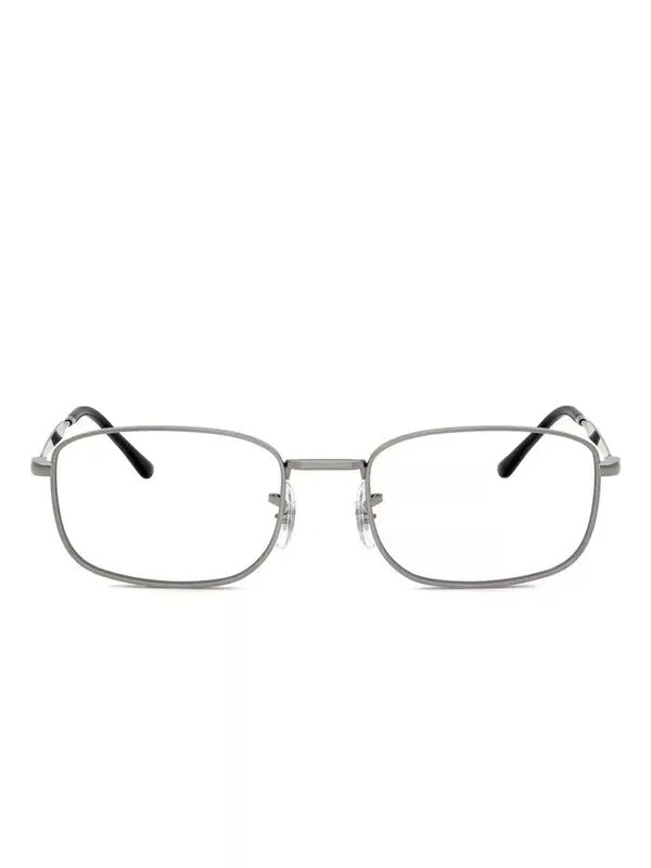 Ray-ban Metal-frame Rectangle Glasses - Silver