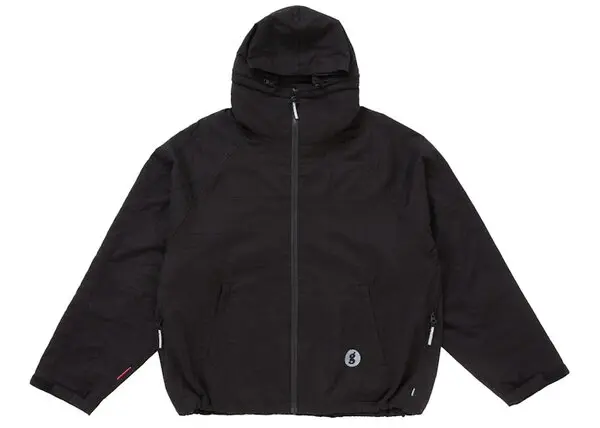 Supreme Patchwork Hooded Jacket - Black