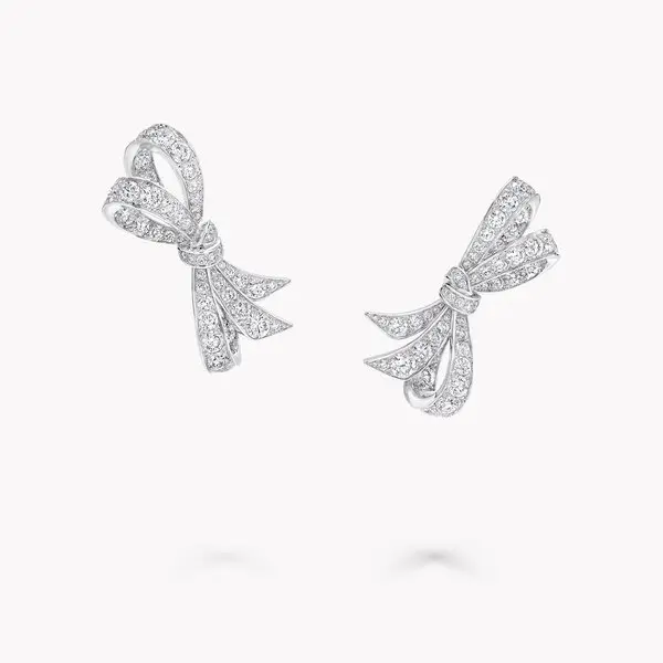 Graff Tilda's Bow Diamond Earrings