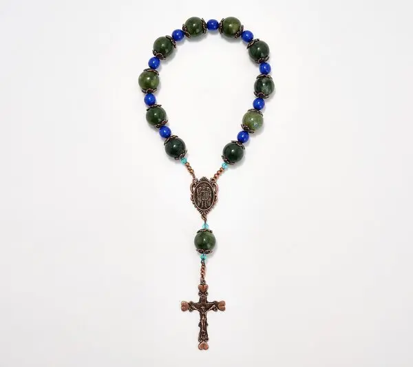 CONNEMARA MARBLE Protection Rosary - One-color