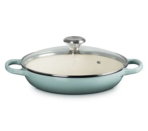 LE CREUSET 2.25qt Signature Braiser With Glass Id - One-color