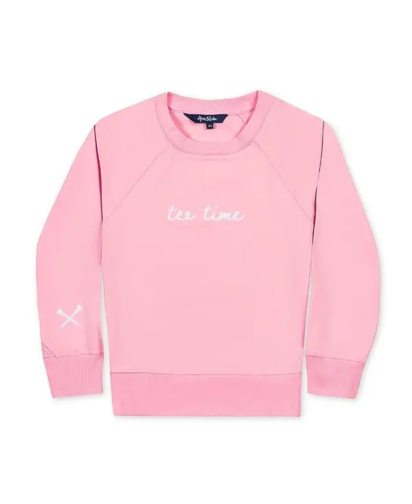 AME & LULU Love All Sweatshirt - Light Pink Tee Time