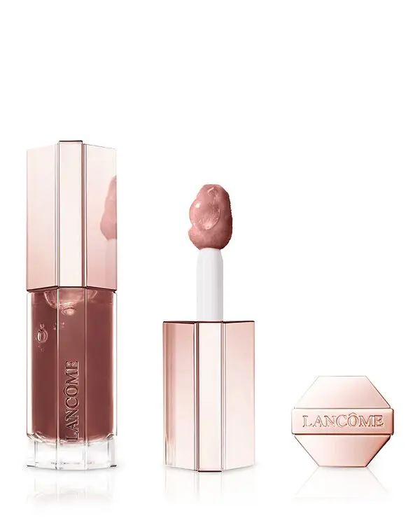 LANCOME Lip Idole Juicytreat Lip Gloss With Squalane - Brownie Bite (chocolate Brown)