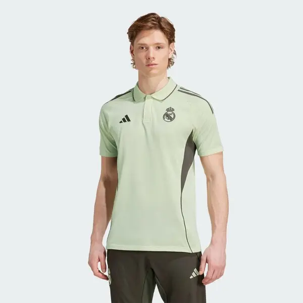 Adidas Real Madrid Tiro 25 Competition Polo Shirt - Almost Lime