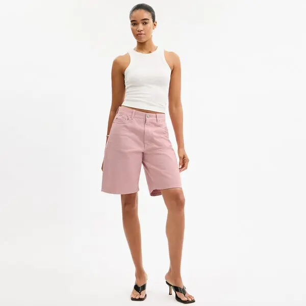 COACH Denim Skater Shorts