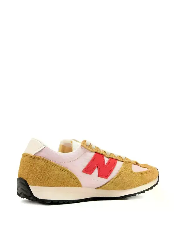 NEW BALANCE 471 Suede And Nylon Sneakers - Yellow
