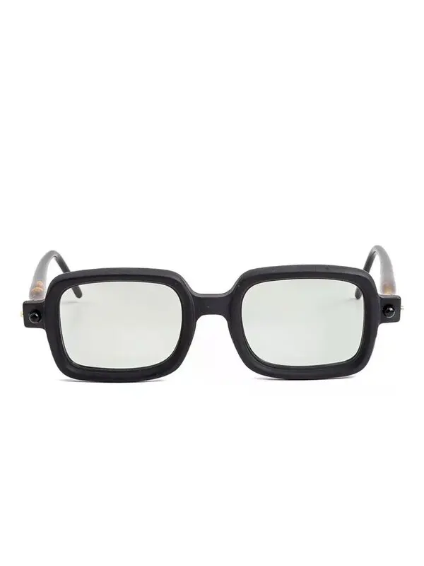 KUBORAUM P2 Square-frame Sunglasses - Black