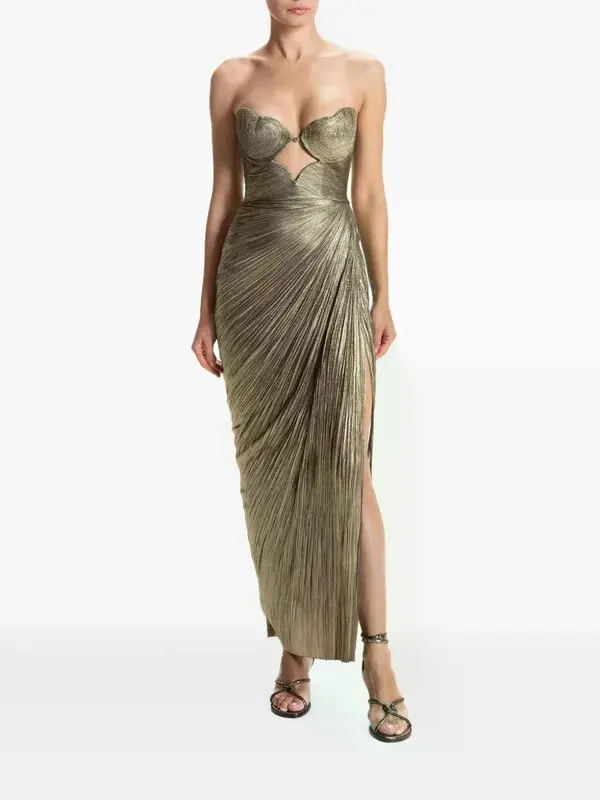 MARIA LUCIA HOHAN Amisha Silk Maxi Dress