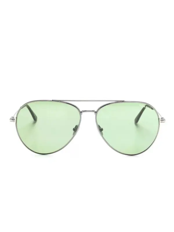 TOM FORD Pilot-frame Tinted-lenses Sunglasses - Grey
