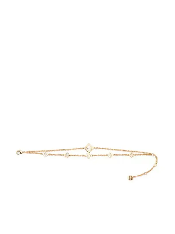 Fendi Ff-motif Bracelet - Gold