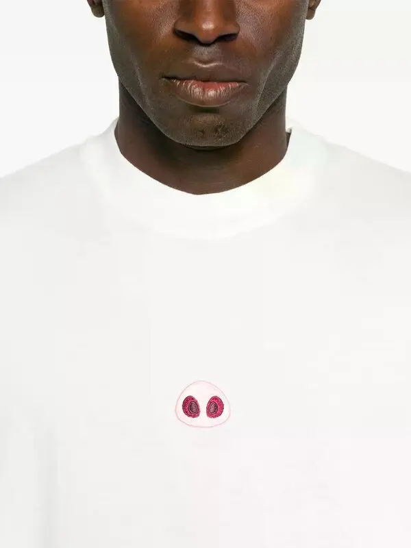 ALBERTO BRESCI Embroidered T-shirt