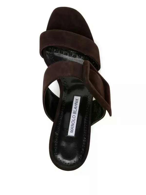 Manolo Blahnik 50mm Titubanew Sandals