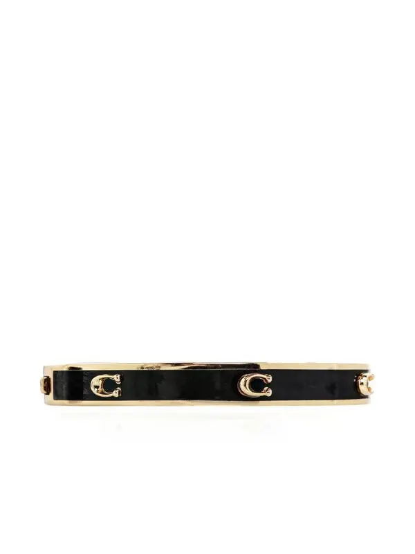 COACH Logo-embossed Bracelet - Gold