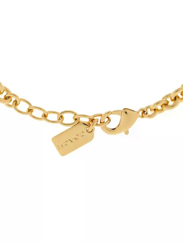 Coach Letter Charm Bracelet - Gold | Editorialist display picture 2