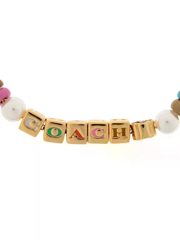 Coach Letter Charm Bracelet - Gold | Editorialist display picture 1