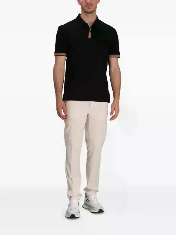 BOSS Contrast-trim Polo Shirt