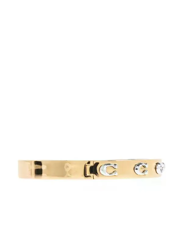 COACH Hinged Bracelet - Gold