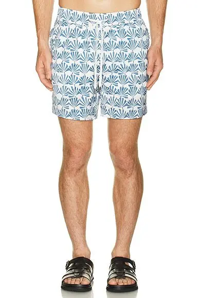 Onia Charles 5 Swim Trunks - Dark Blue Multi