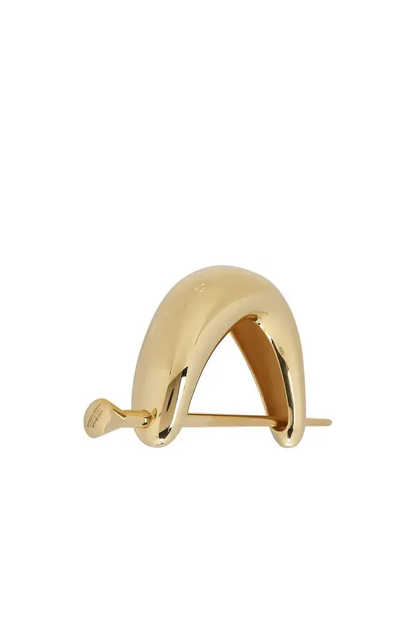 Bottega Veneta Metallic Hair Clip - Gold