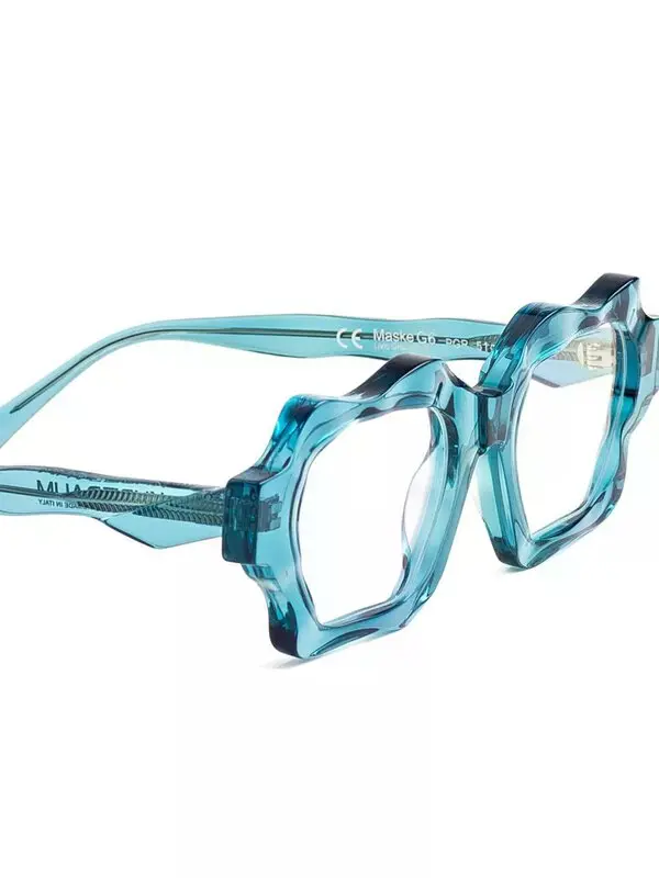 KUBORAUM G6 Sculptural Frame Glasses - Blue