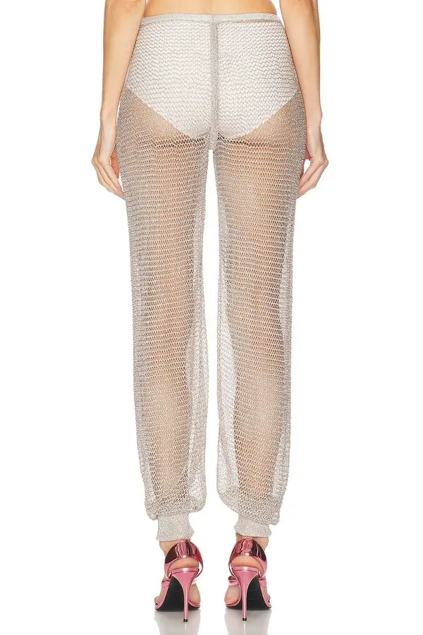 Alaïa Balloon Knit Pants - Argent