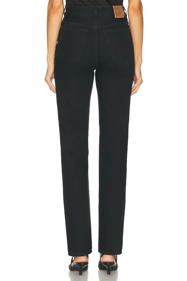 TOTEME High Slim Leg - Black