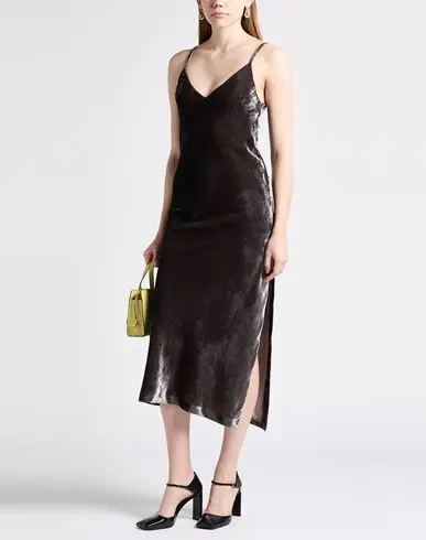 Alpha Studio Velvet Slip Maxi Dress