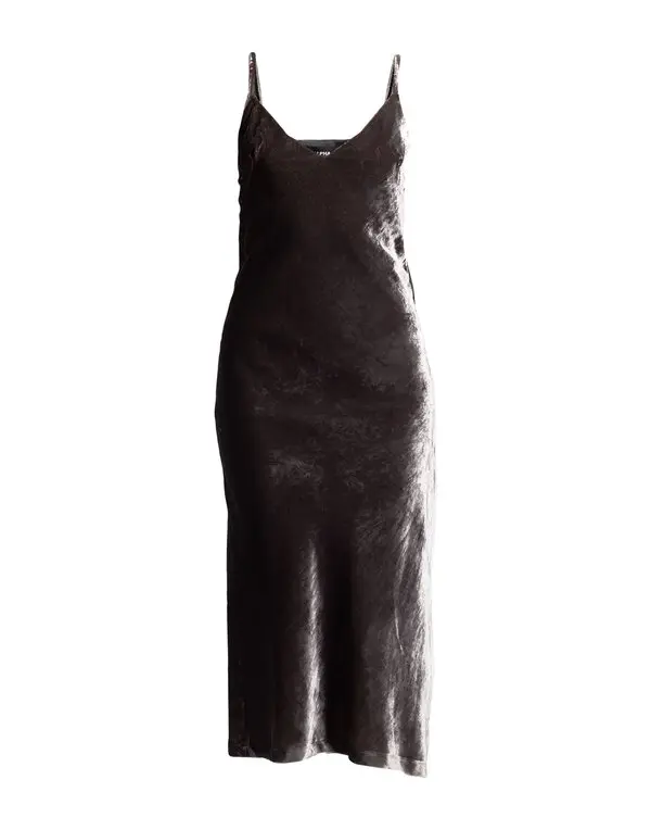 Alpha Studio Velvet Slip Maxi Dress