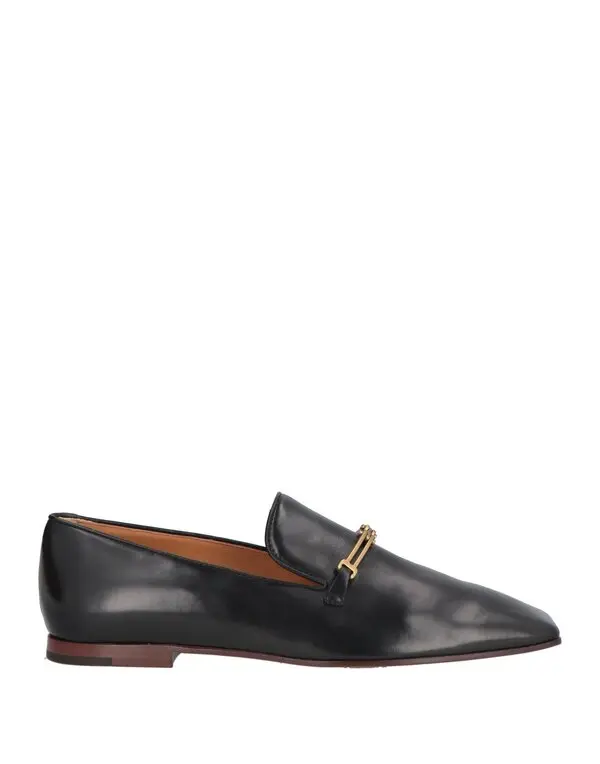 TOD'S Leather Loafers With Embellishment