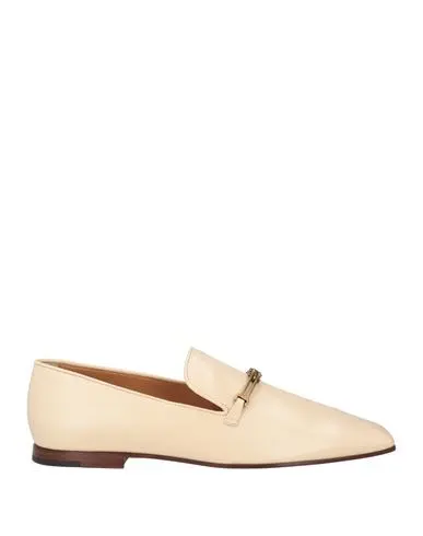 TOD'S Embellished Leather Loafers - Pink
