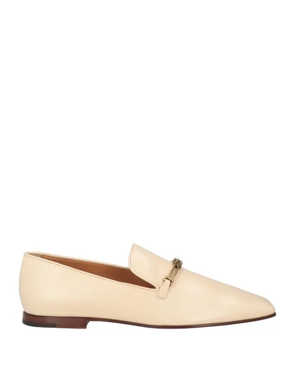 TOD'S Embellished Leather Loafers - Pink