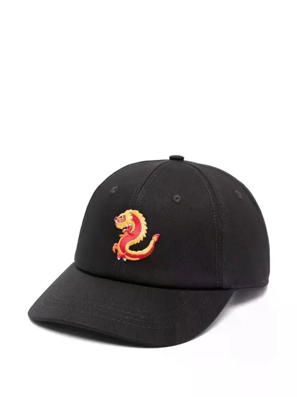 ALBERTO BRESCI Embroidered Baseball Cap - Black