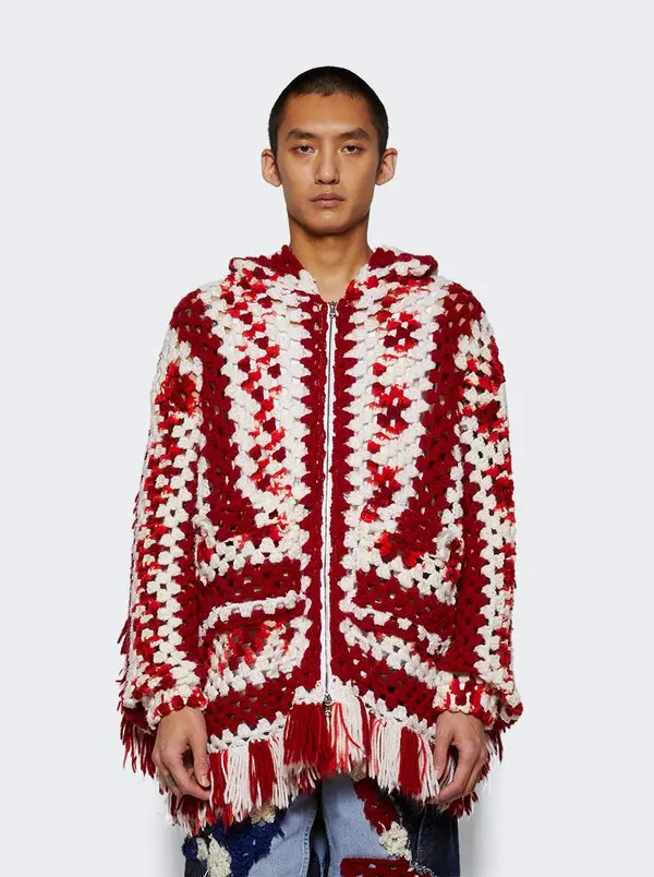 NIGEL XAVIER Crochet Poncho