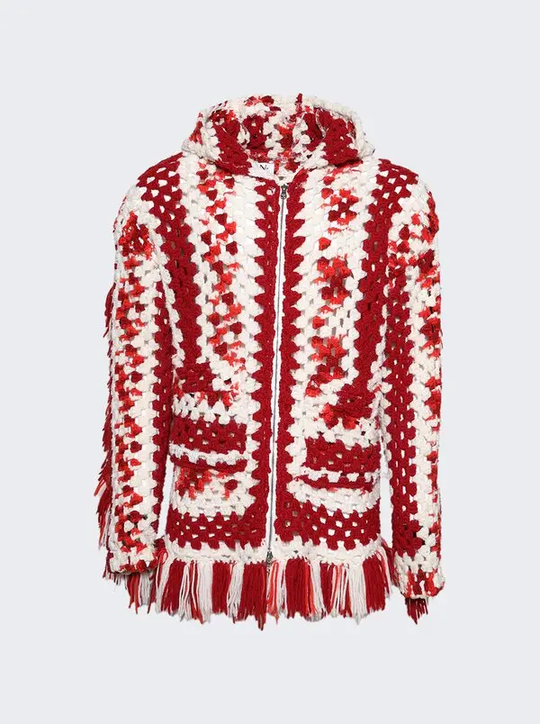 NIGEL XAVIER Crochet Poncho