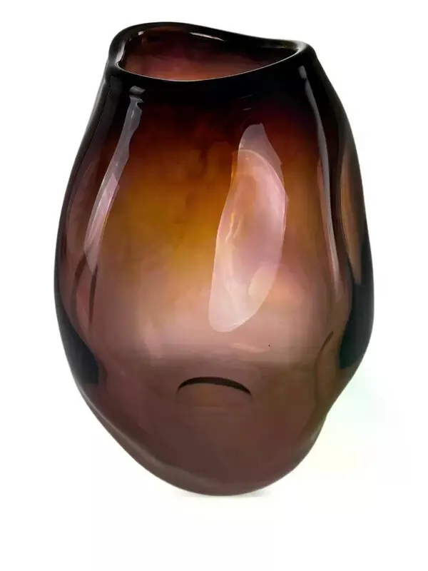 ALEXA LIXFELD Meteorite Glass Vase - Orange