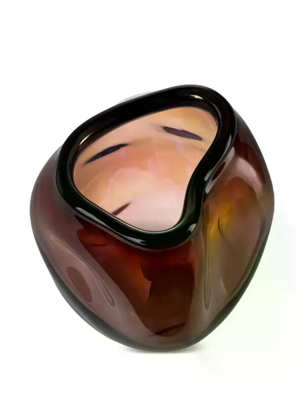 ALEXA LIXFELD Meteorite Glass Vase - Orange