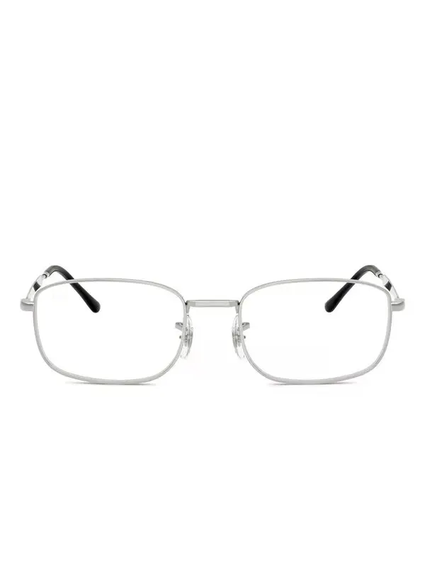 Ray-ban Rectangular-frame Eyeglasses - Silver
