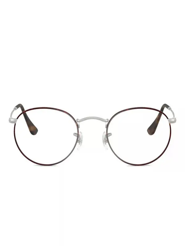 Ray-ban Round-frame Glasses - Silver