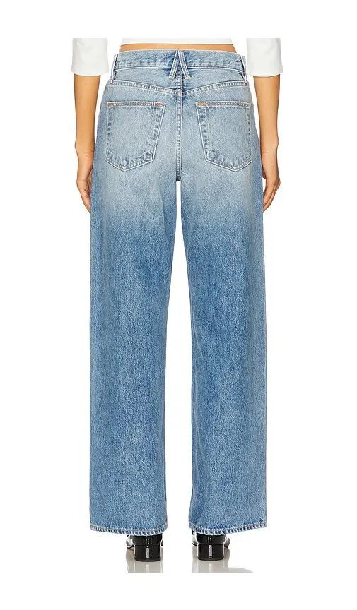 SLVRLAKE Selena Wide Leg Jeans - Blue