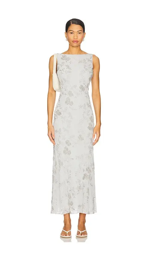 STONE COLD FOX X Revolve Blaire Embroidered Maxi Dress