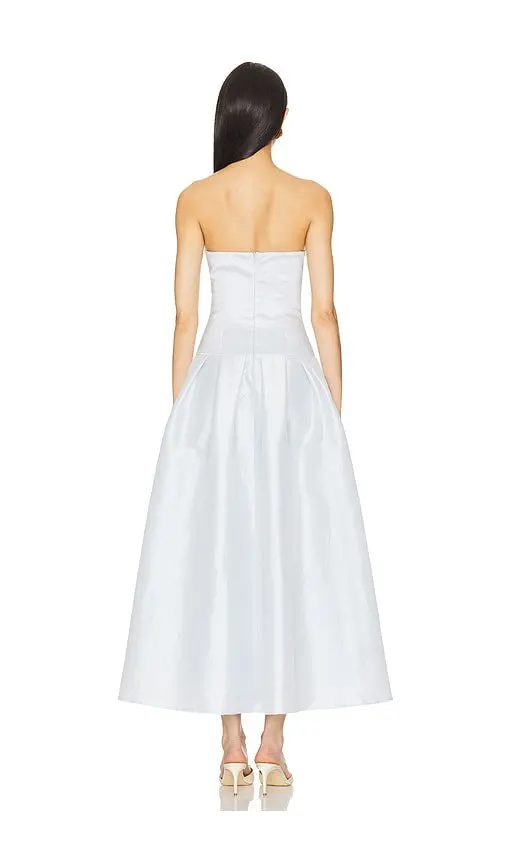 MORE TO COME Cambria Strapless Dress - Blue