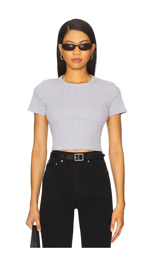 LESET Kelly Crop Slim Fit Tee
