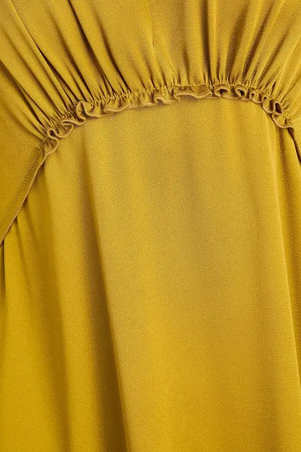 Victoria Beckham Satin-crepe Midi Dress