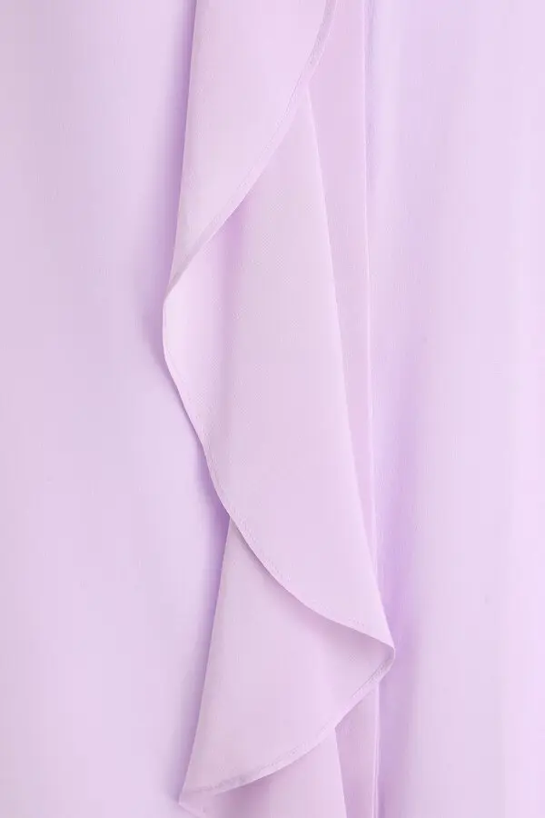 Victoria Beckham Ruffled Silk-chiffon Shirt