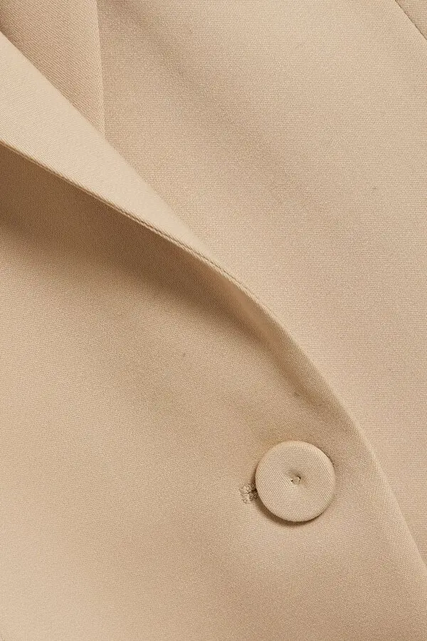 Another Tomorrow Wool-blend Blazer - Neutral