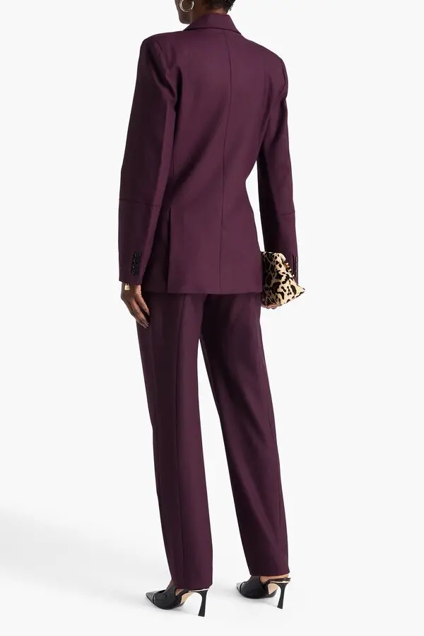 Victoria Beckham Twill Blazer - Grape