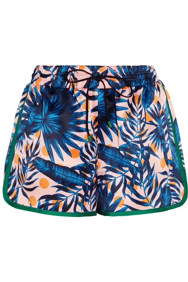 SJYP Printed Satin Shorts