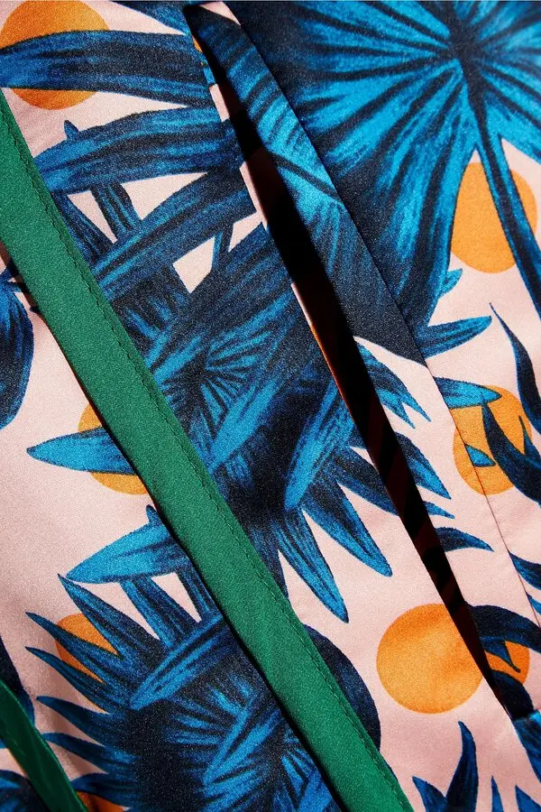 SJYP Printed Satin Shorts